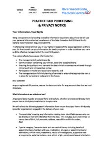 Patient Privacy Notice (2) Updated June 2021 – Rivermead Gate Medical ...